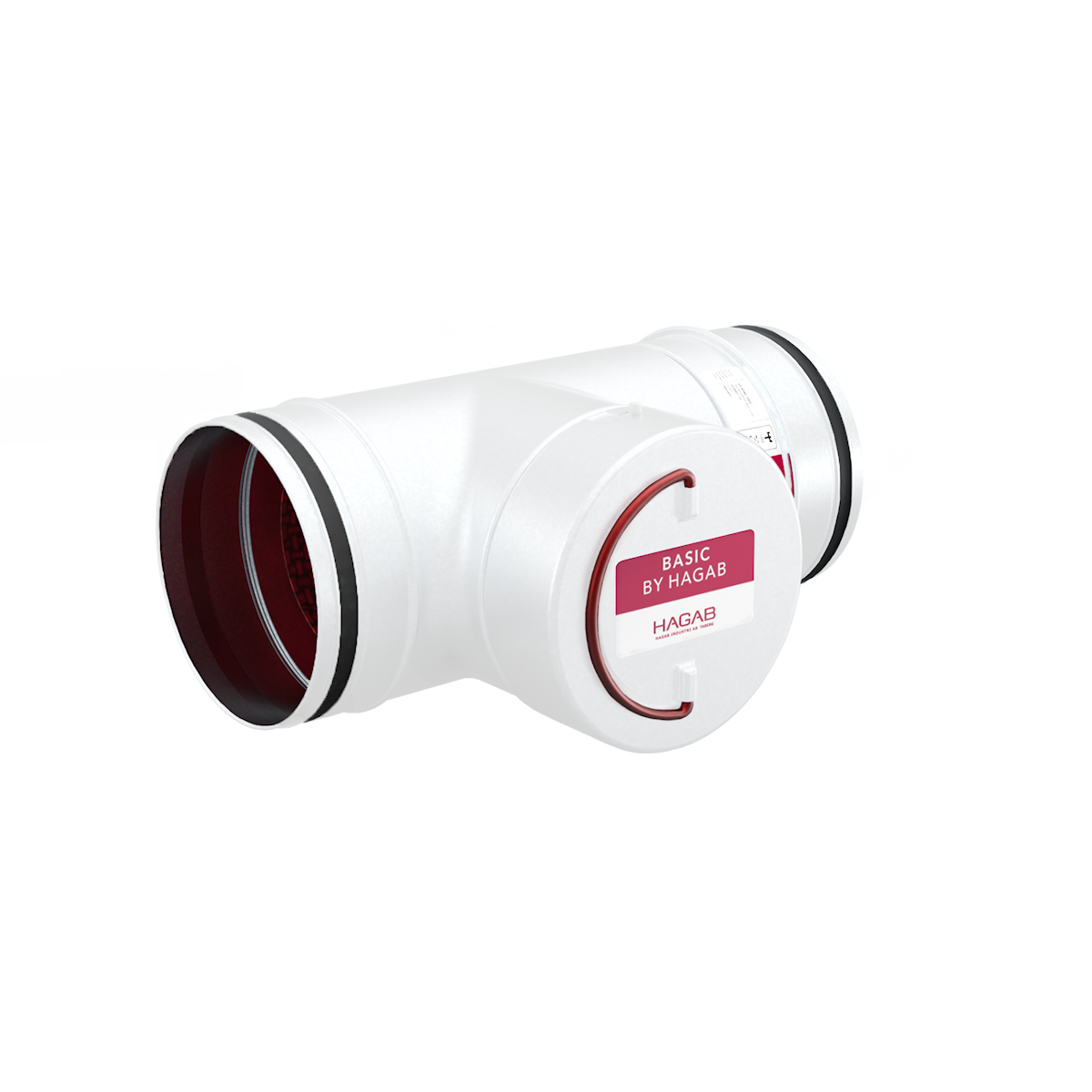 Backströmningsskydd Basic 4 vit - Hagab