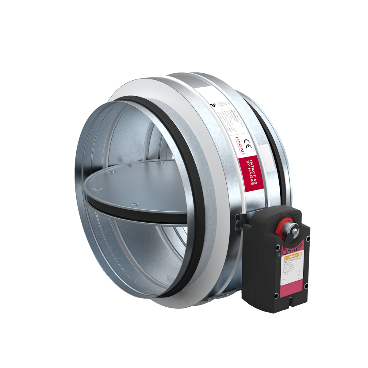 Brand-/brandgasspjäll Intact - Hagab