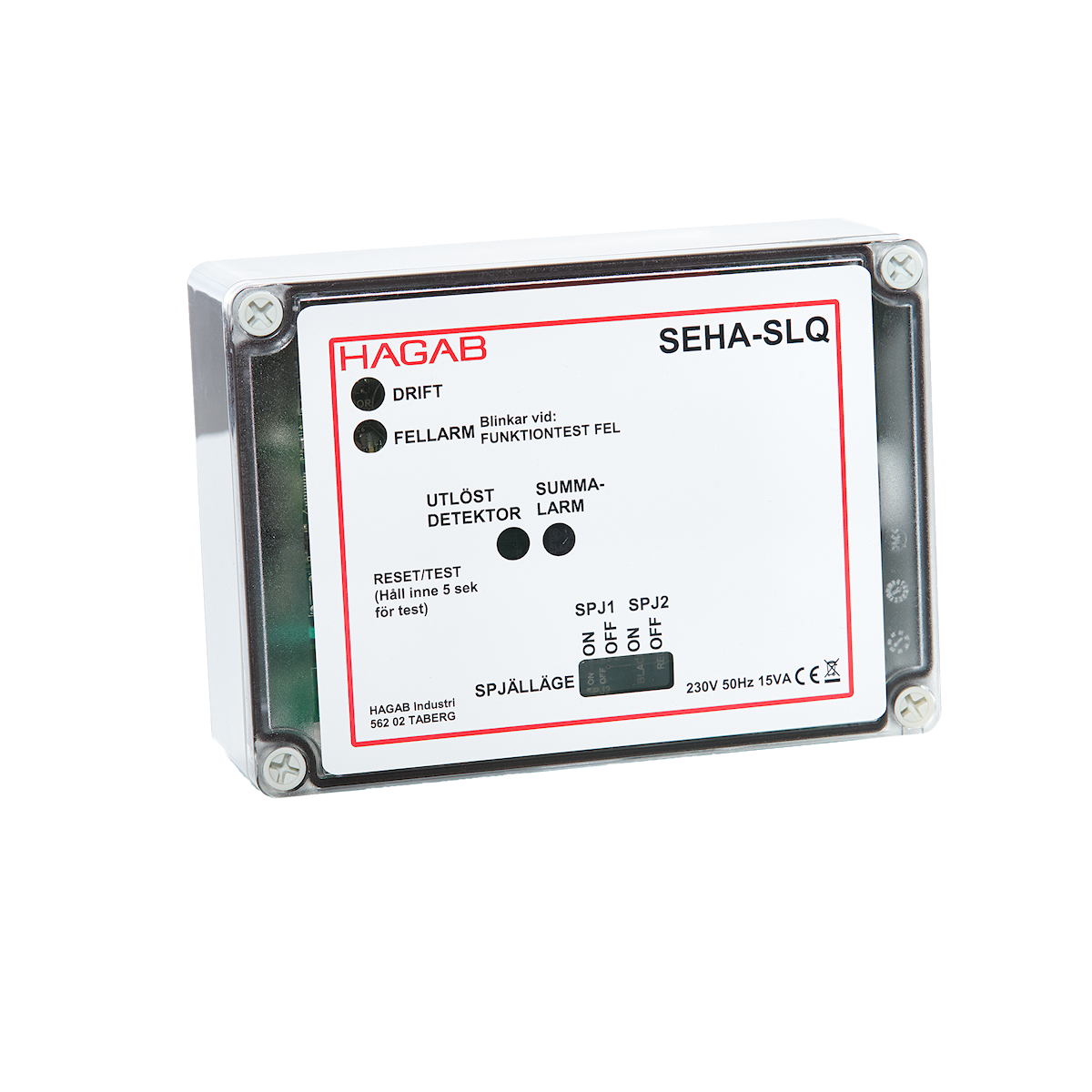 Styr- och övervakningsenhet SEHA-SLQ - Hagab